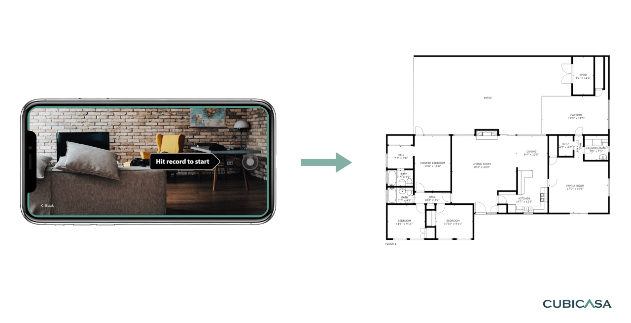 CubiCasa Introduces Mobile Video Technology to Create 2D Floor Plan