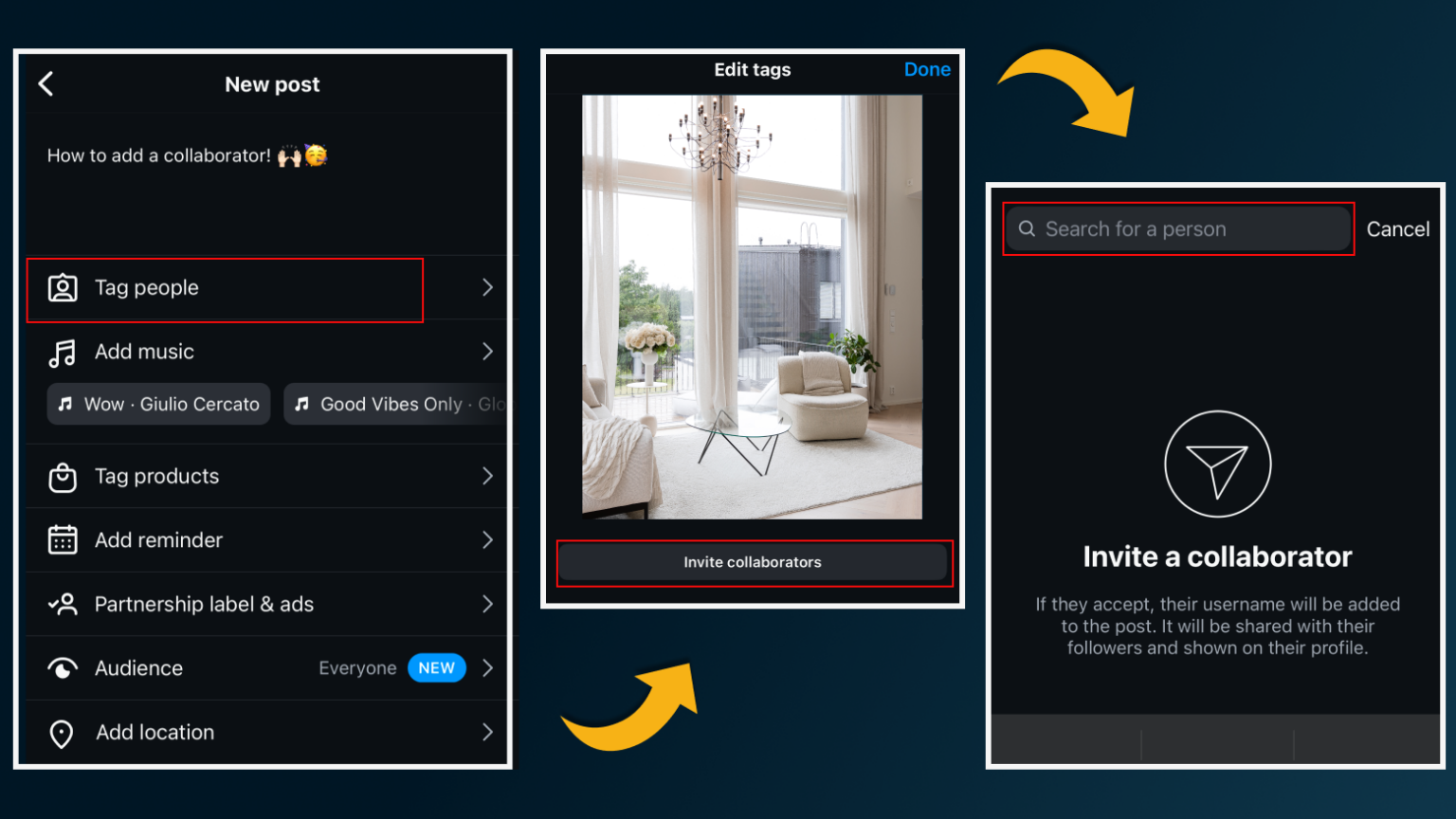 How to Add a Collaborator on Instagram