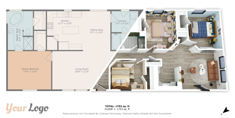 3D Floor Plans, Virtual Tours & More | PLUS 3D for Real Estate