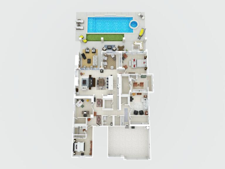 3D Floor Plans & Virtually Staged Video Tours for real estate