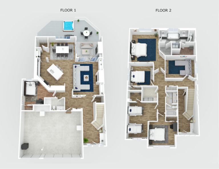 CubiCasa 3D Floor Plans | Realistic 3D Floor Plan Renders
