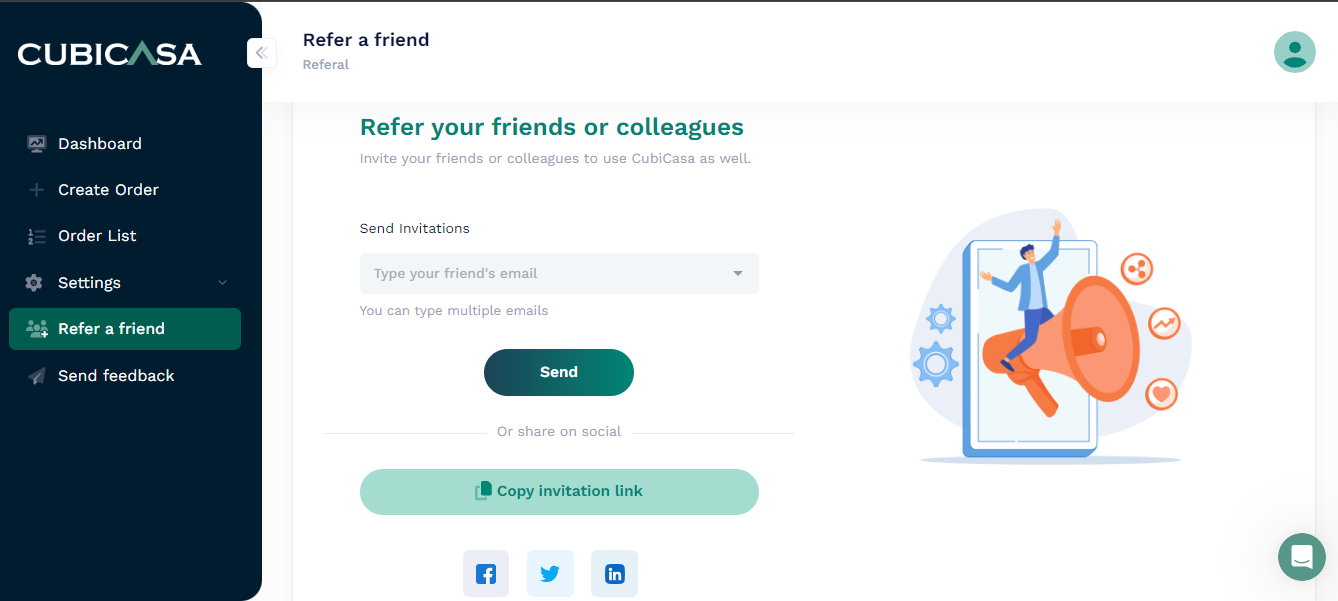 How to earn affiliate income with CubiCasa. Ways to refer
