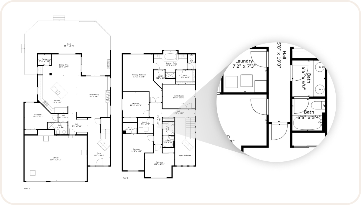 Perfect Floor Plans for Real Estate Listings | 2M+ CubiCasa orders