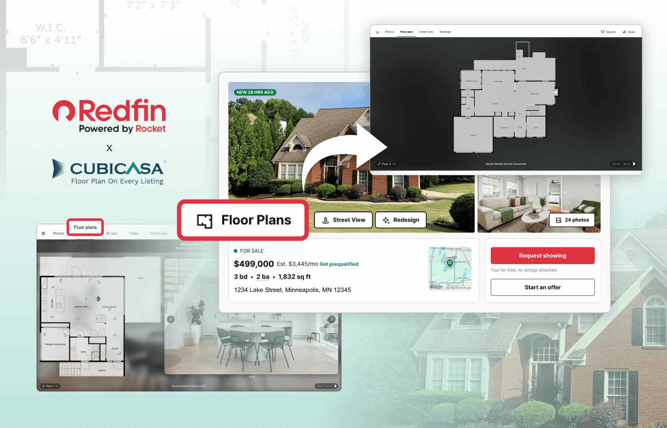 CubiCasa + Redfin Integration. The latest updates