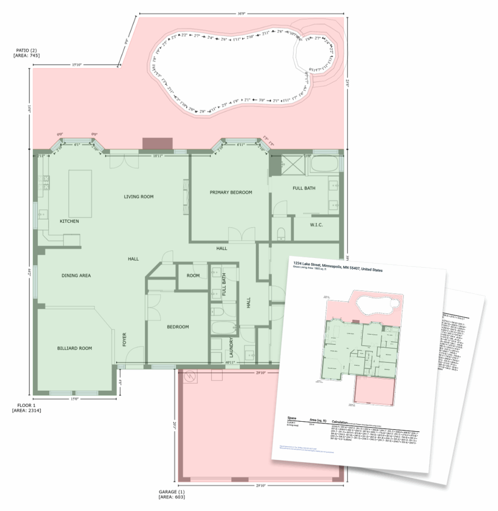 Revolutionary GLA for Appraisals - 5 min floor plans with mobile
